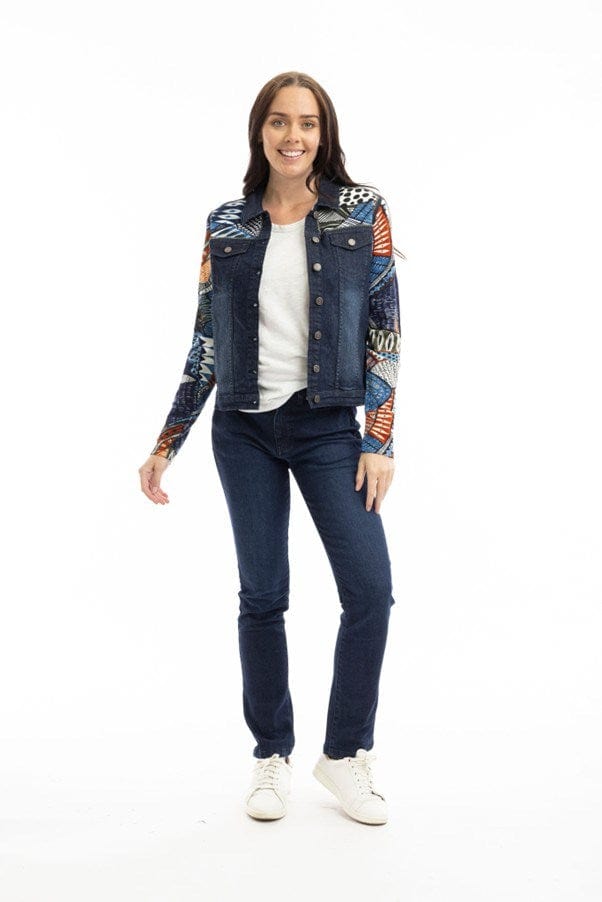 Orientique Womens Bohemian Rhapsody Denim Mix Jacket – Hannas