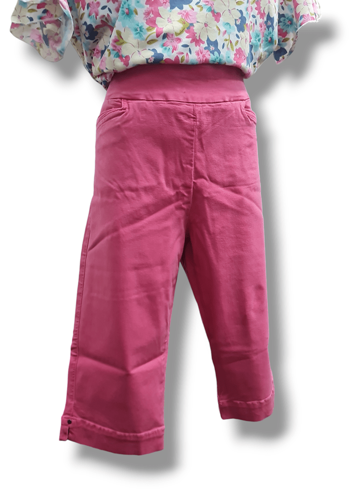 Corfu Womens Comfort Stretch Twill Capri Pant – Hannas