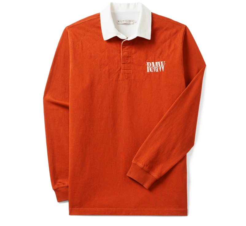 R.M. Williams Mens Steers Head Rugby - Brick – Hannas
