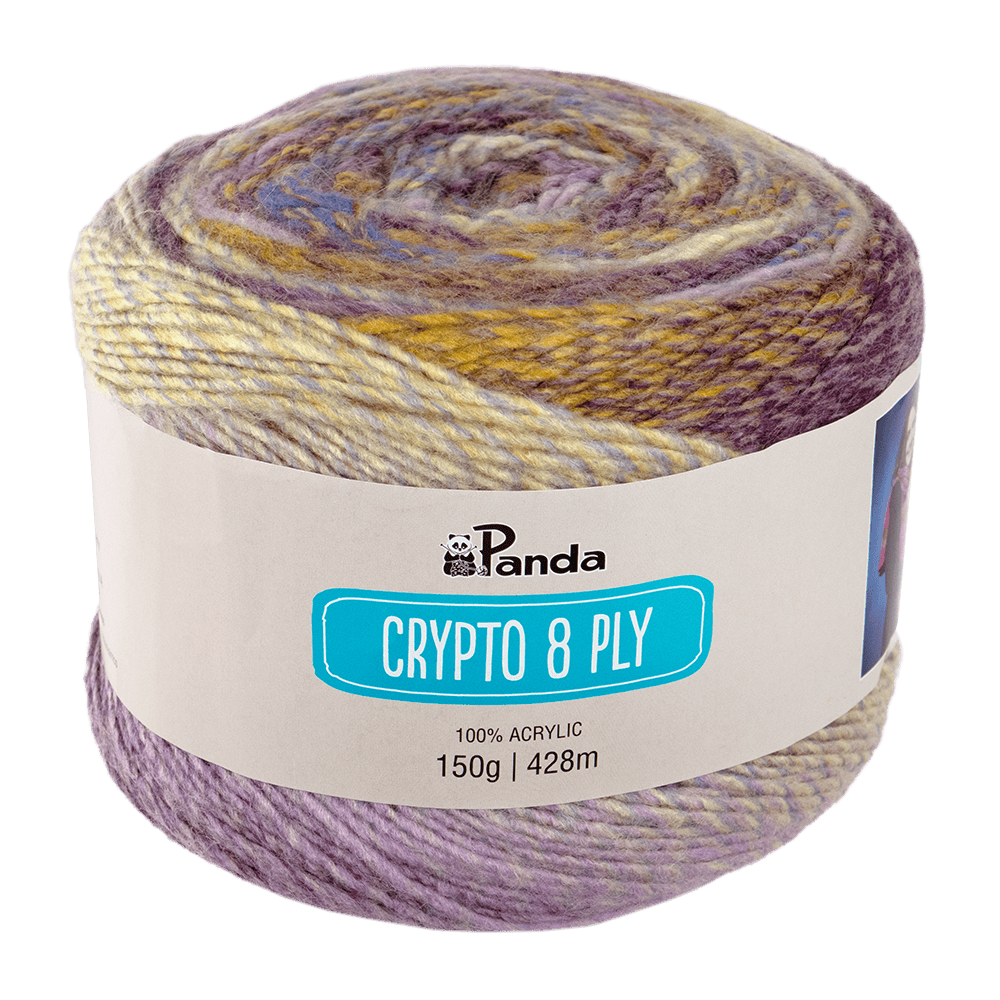 Panda Crypto 8 Ply Yarn - Afternoon Storm – Hannas