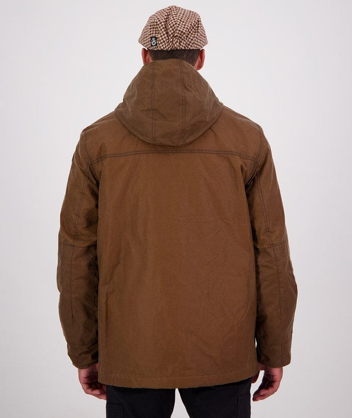 Swanndri Mens Evans Flat V2 Oilskin Jacket - Tan – Hannas