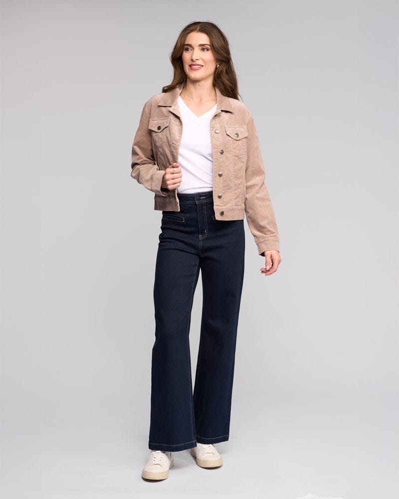 Vassalli Womens Core Cord Jacket - Twig – Hannas