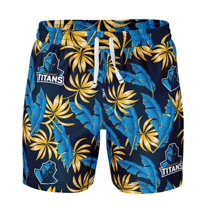 Ashtabula Mens NRL Titans Paradise Volley Swim Shorts – Hannas